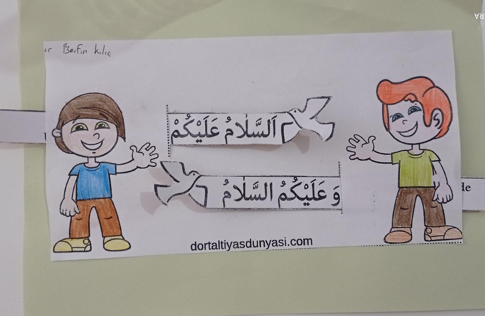 SELAMLAŞMA ETKİNLİĞİ - 4-6 Yaş Dünyası